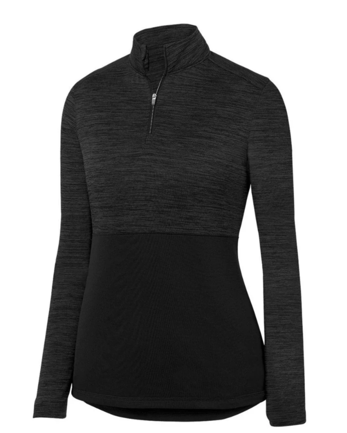 Augusta Women's Shadow Tonal Heather Quarter-Zip Pullover | CSS Farms